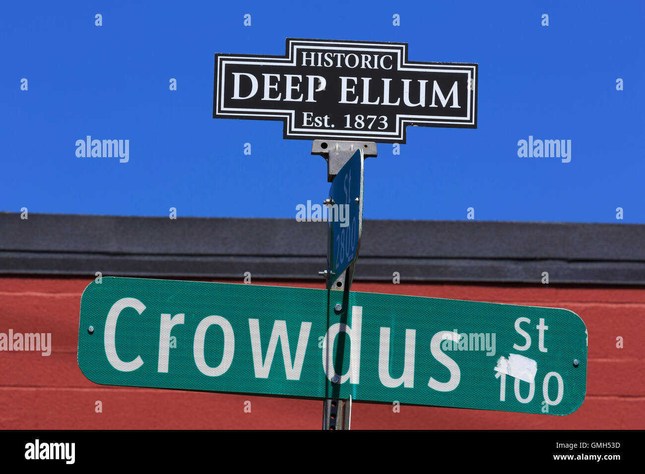 Dallas deep ellum texas sign hi-res stock photography and images - Alamy