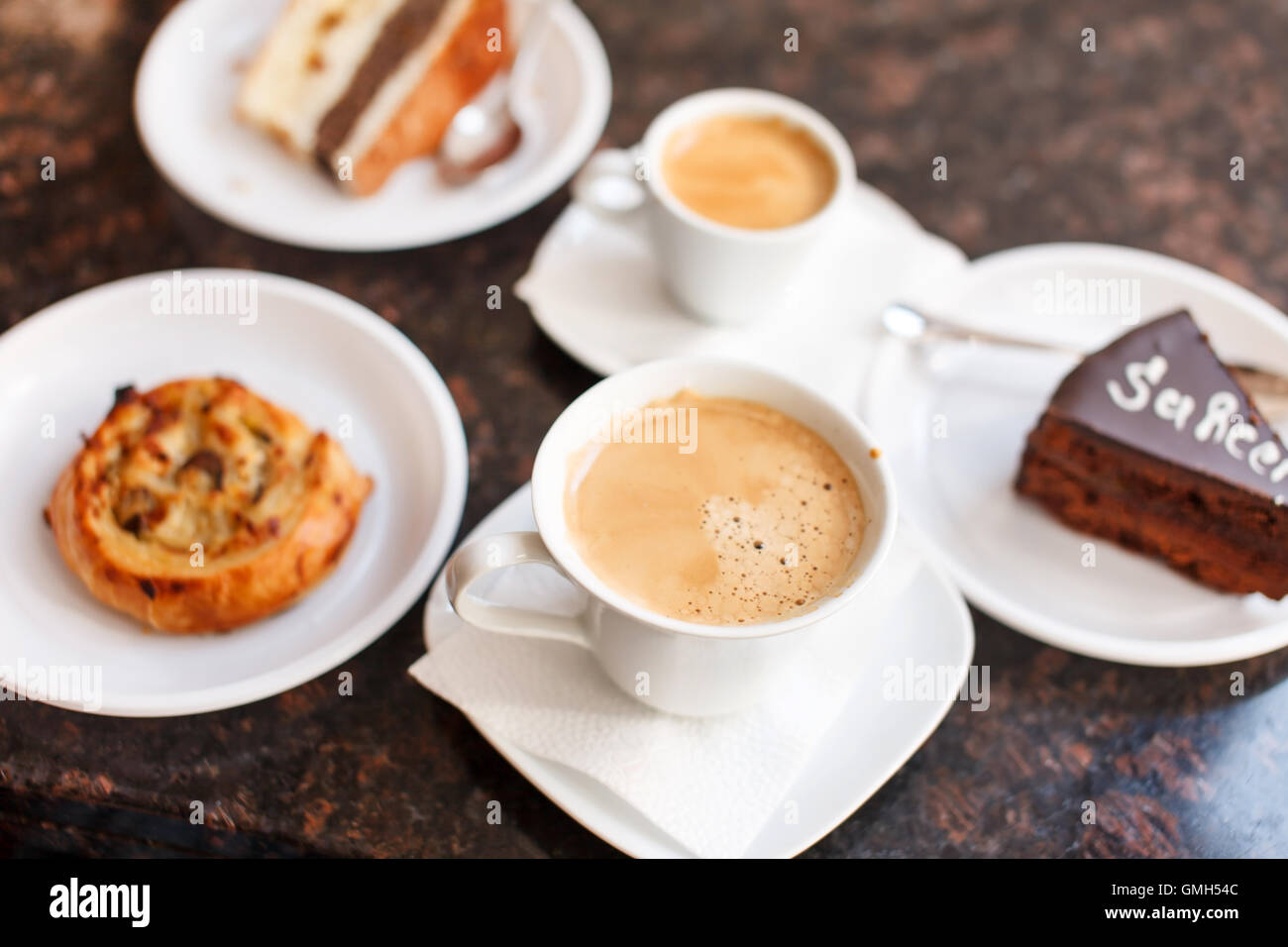 coffee with cake Stock Photo - Alamy