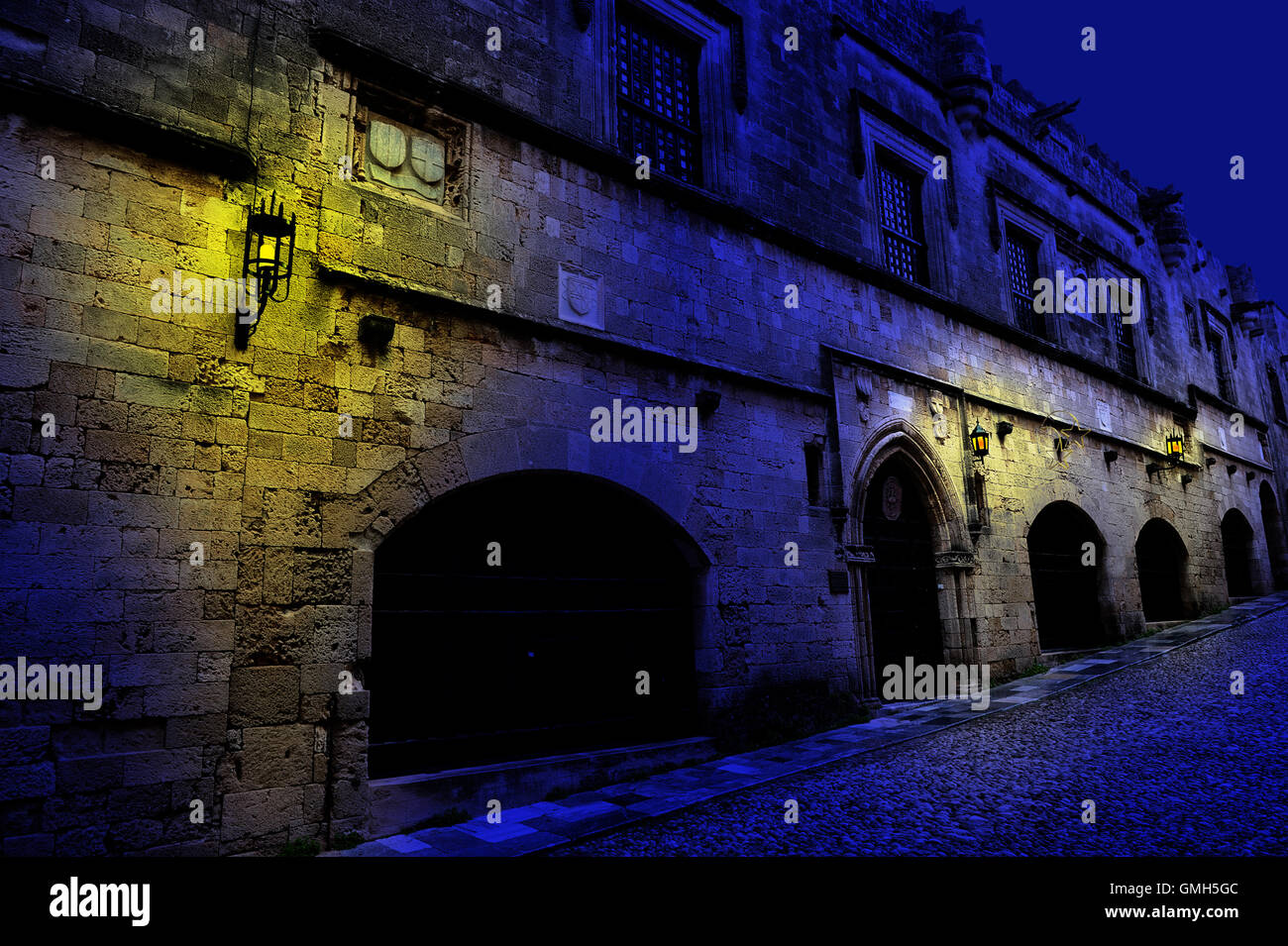 Narrow castle window glass hi-res stock photography and images - Alamy