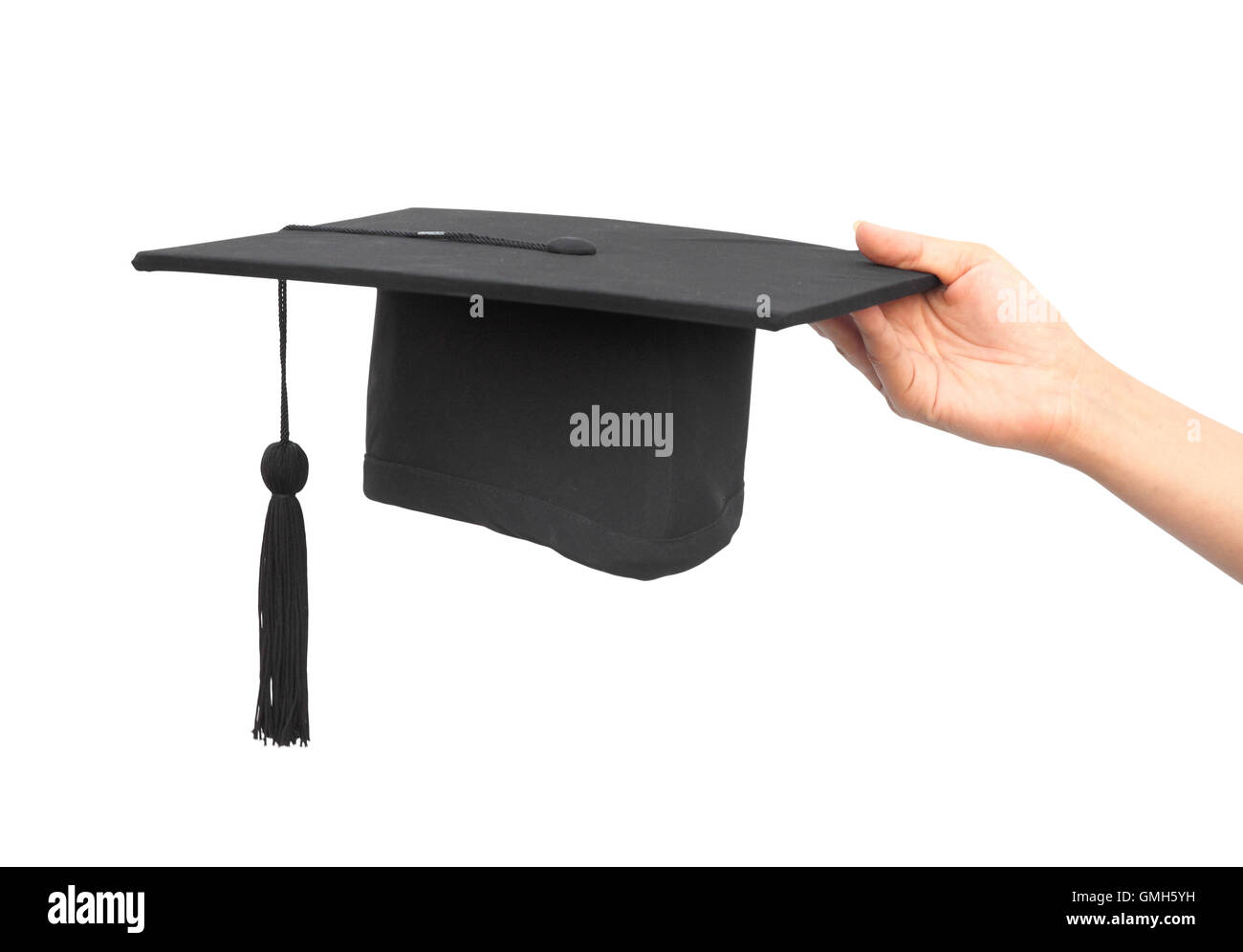 graduation cap in hand Stock Photo - Alamy