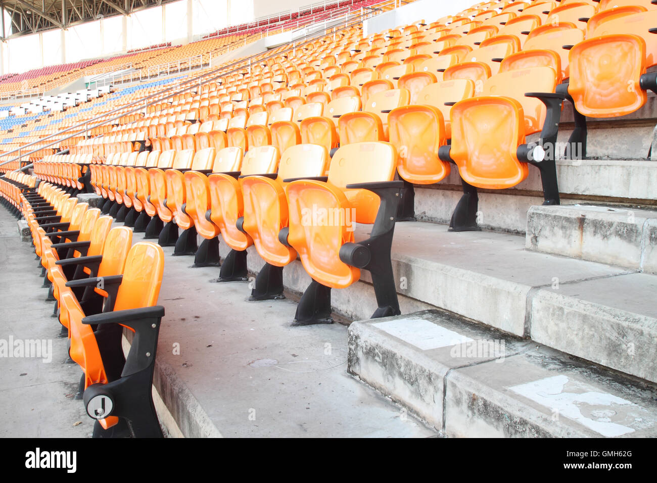 seats at sports stadium Stock Photo - Alamy