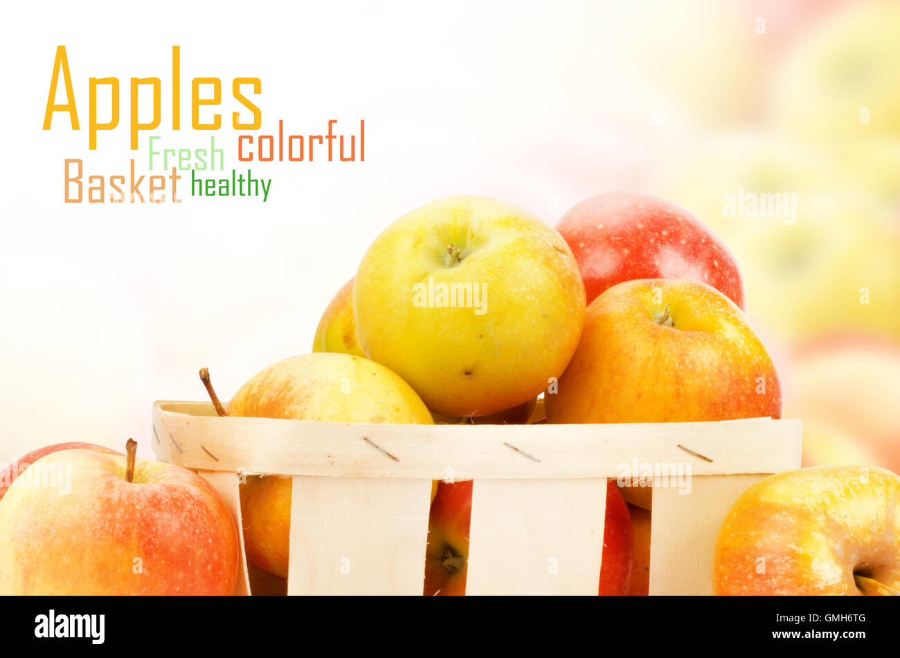 Fresh and colorful apples Stock Photo - Alamy