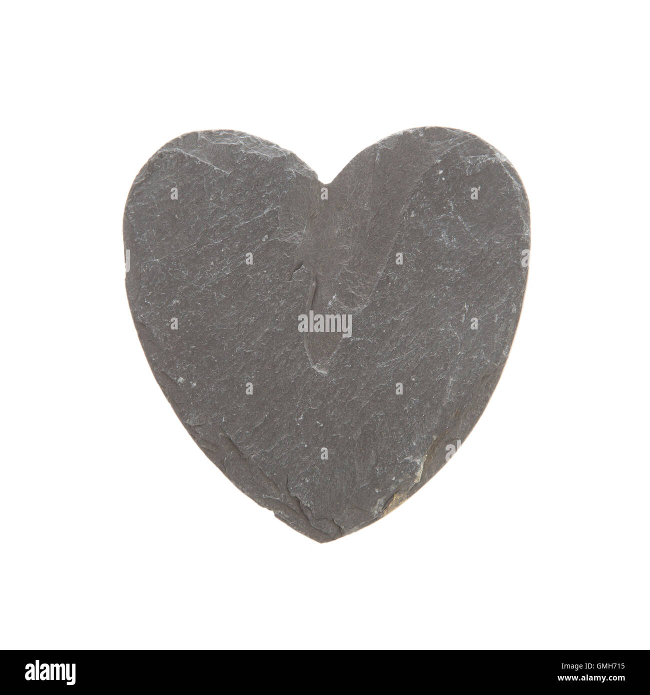 Heart shaped piece of slate Stock Photo - Alamy