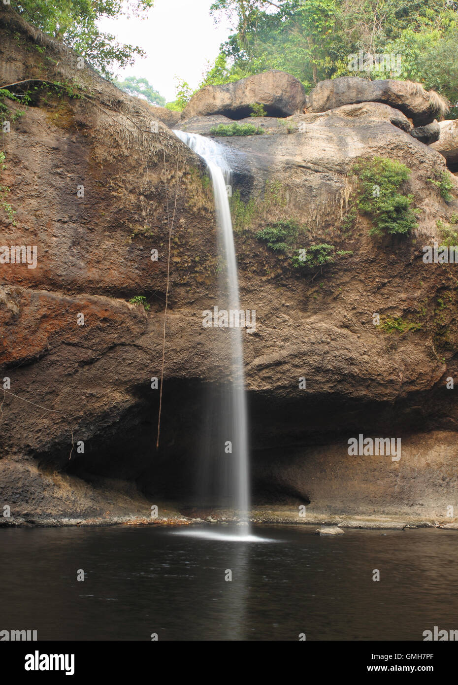 haew suwat waterfall in kao yai national park thailand Stock Photo - Alamy