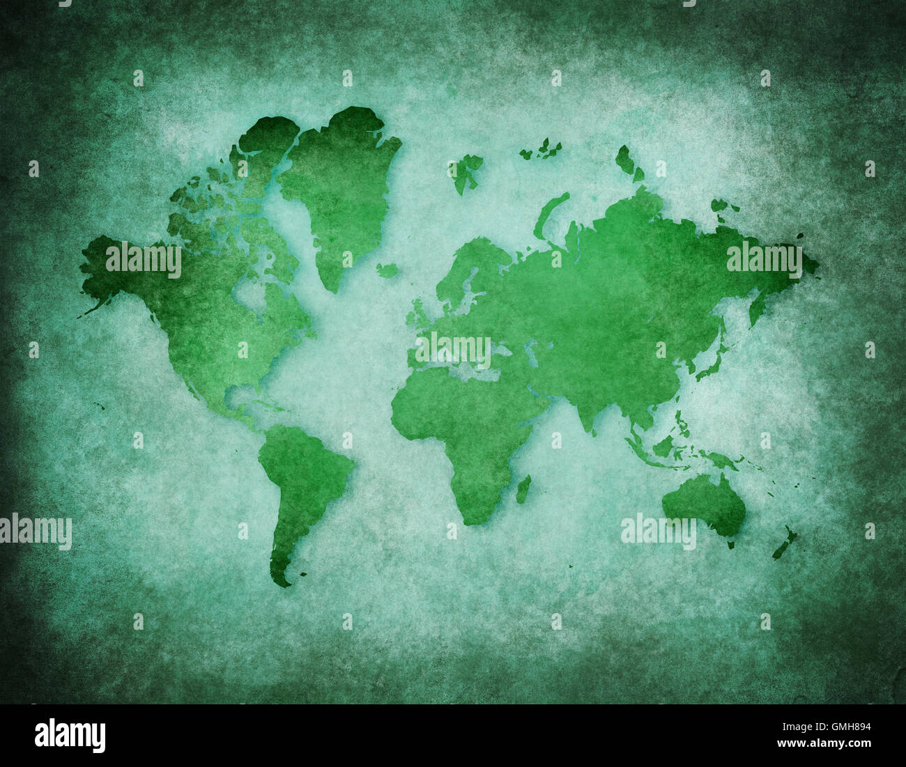 Retro world map hi-res stock photography and images - Alamy