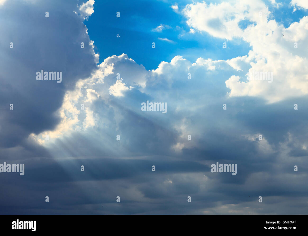 sky with sun Stock Photo - Alamy