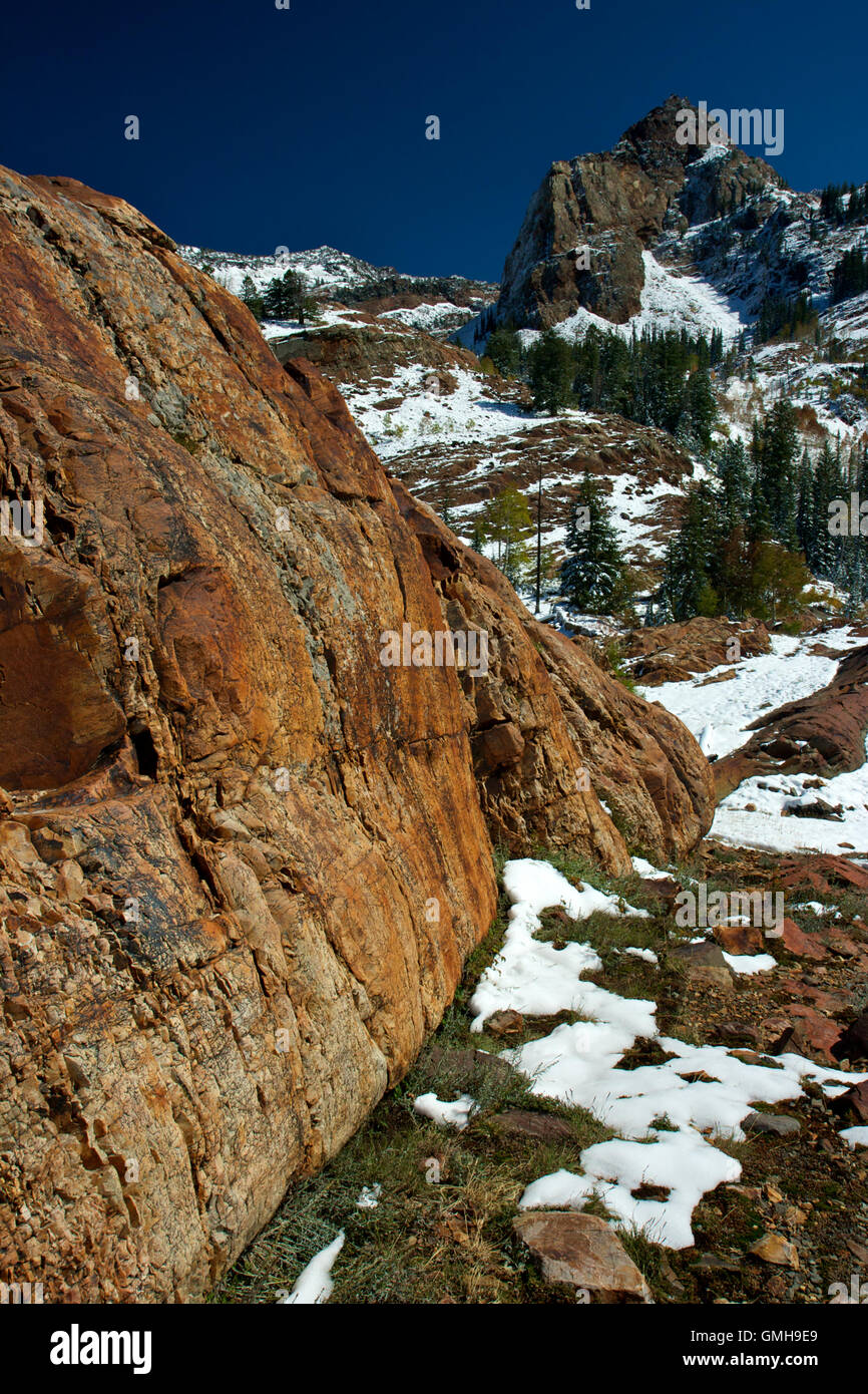 First Snow Melting Stock Photo - Alamy
