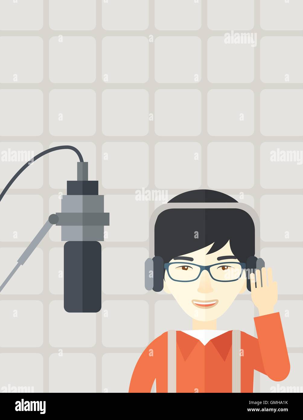 Studio announcer Stock Vector Images - Alamy
