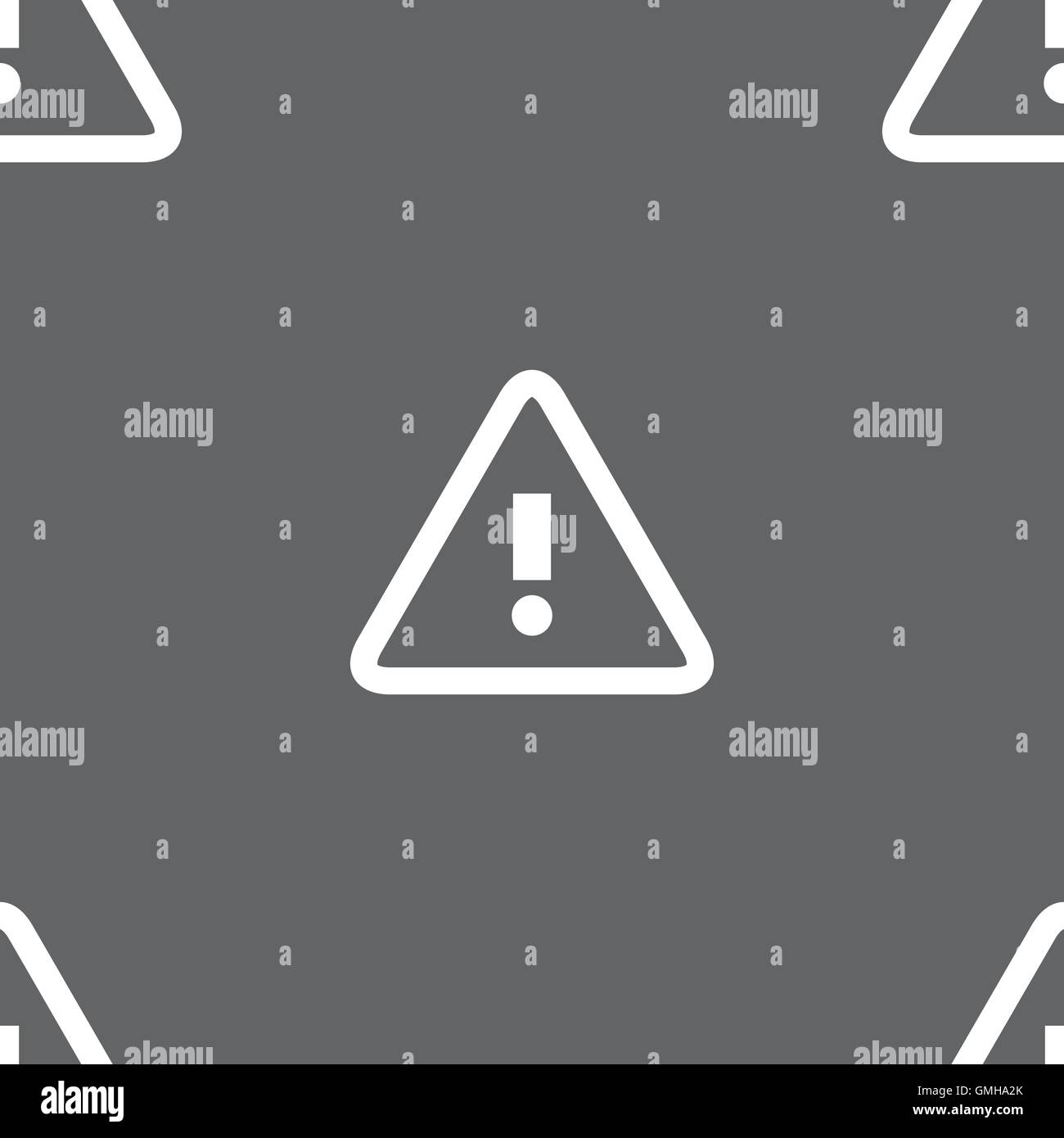 Attention caution sign icon. Exclamation mark. Hazard warning symbol ...