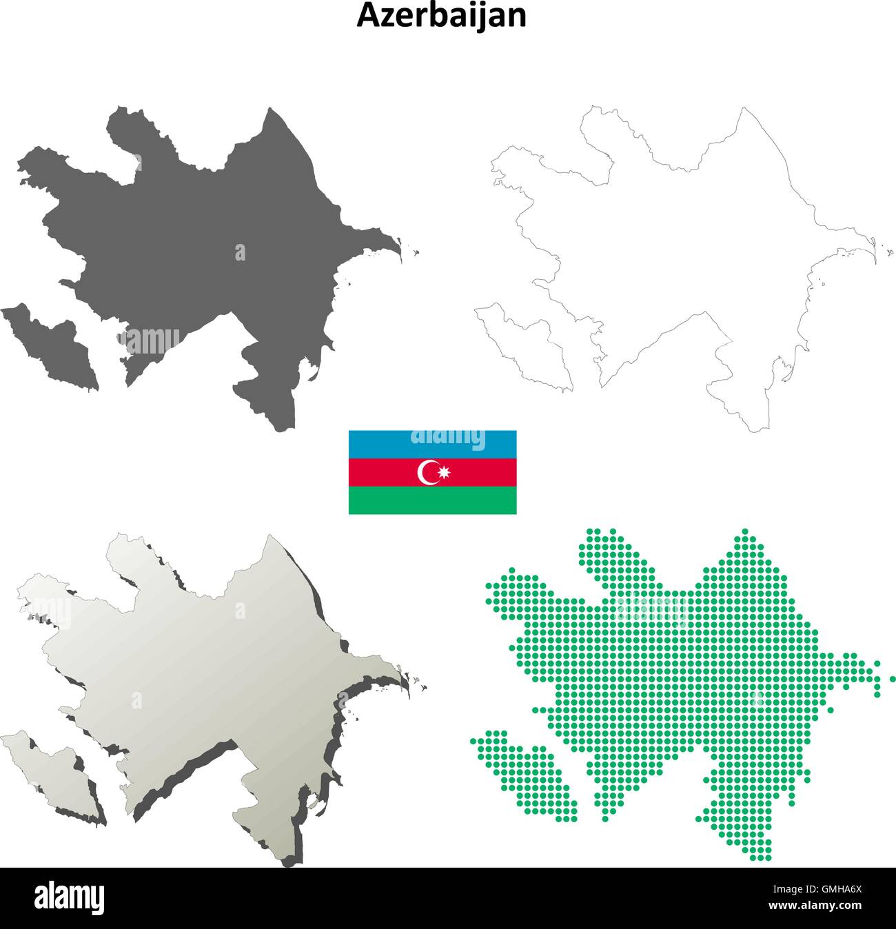 Maps of azerbaijan hi-res stock photography and images - Alamy