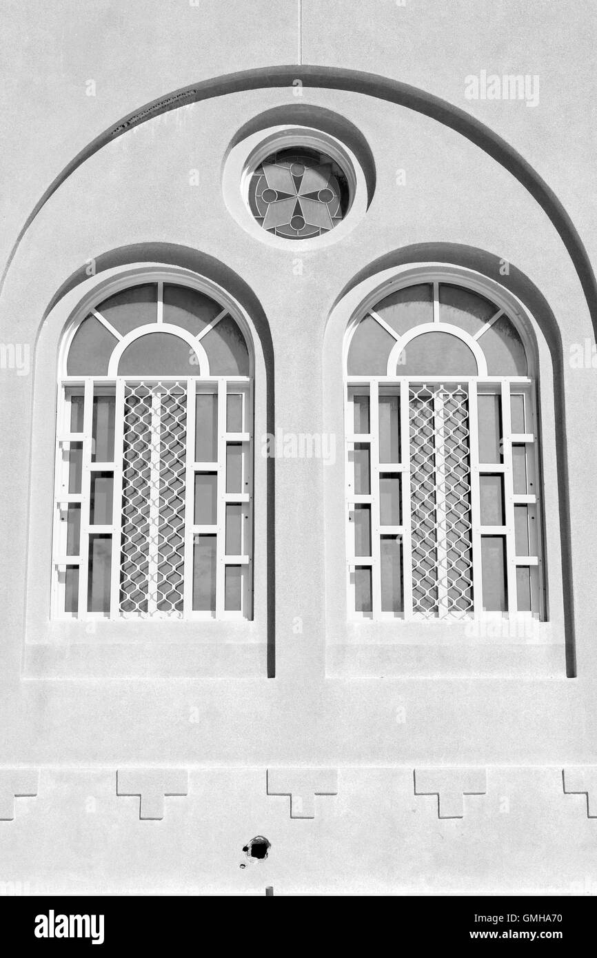 in oman the old ornate window for the mosque Stock Photo - Alamy