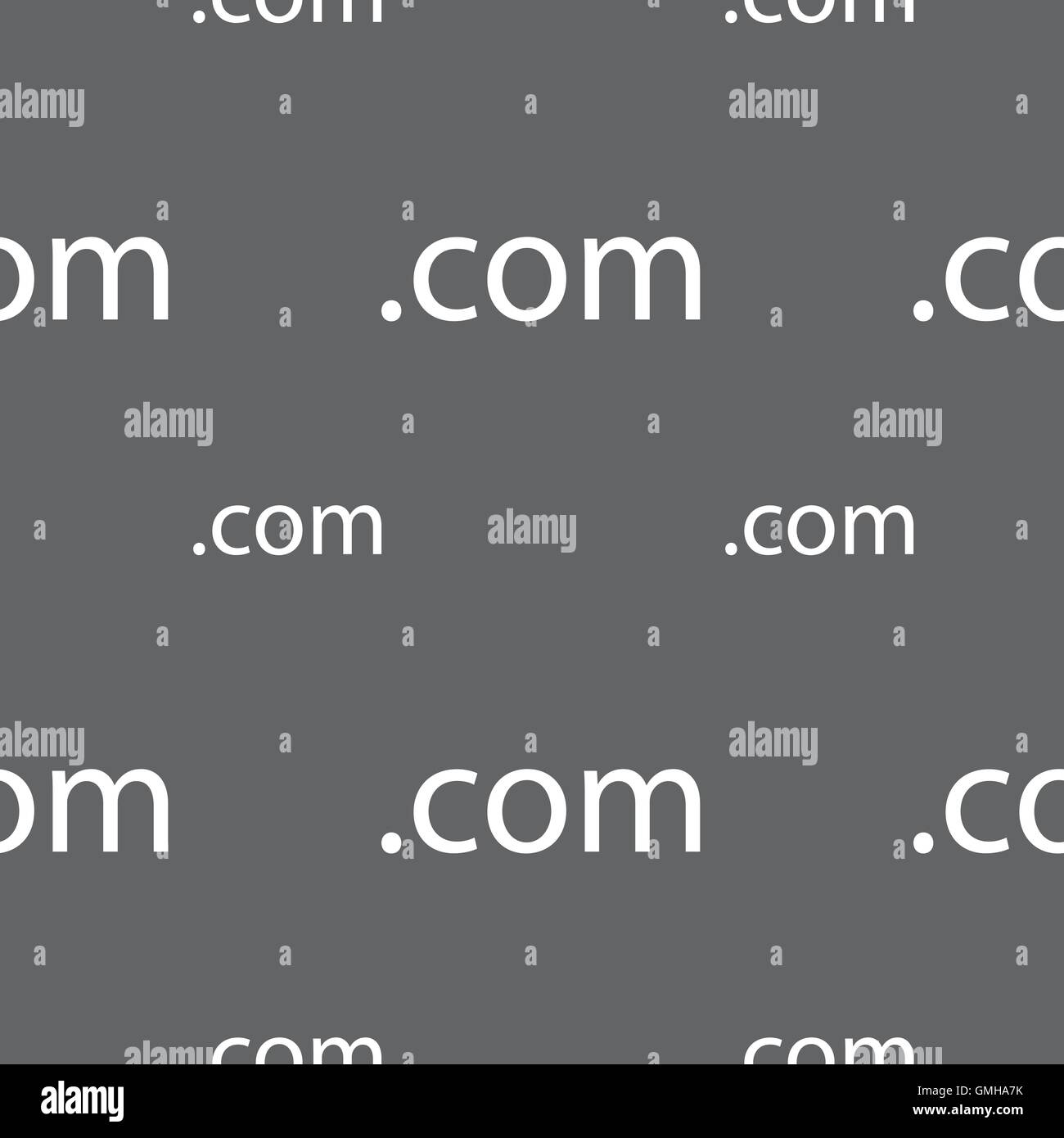 Domain COM sign icon. Top-level internet domain symbol. Seamless ...