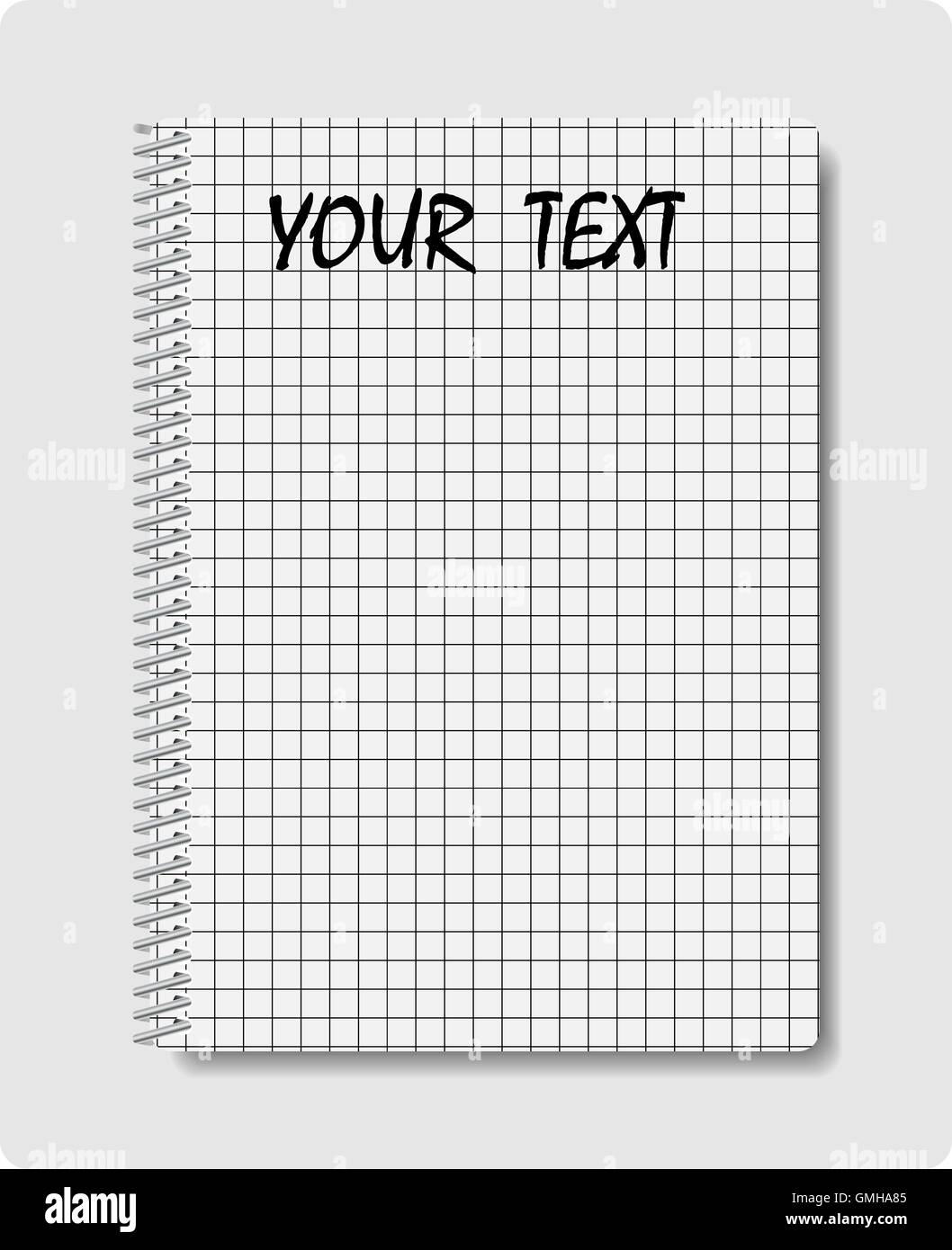 Notepad vector illustration hi-res stock photography and images - Alamy
