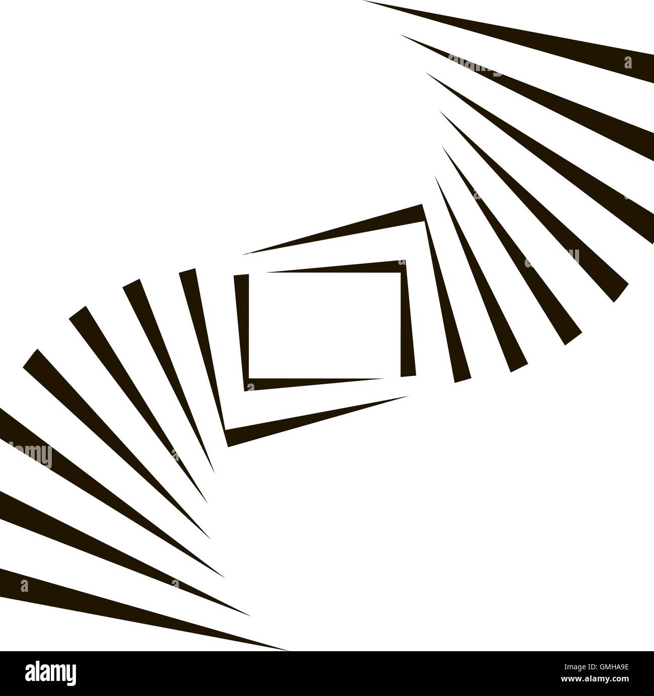 Geometric Vector Black and White Background Stock Vector Image & Art ...