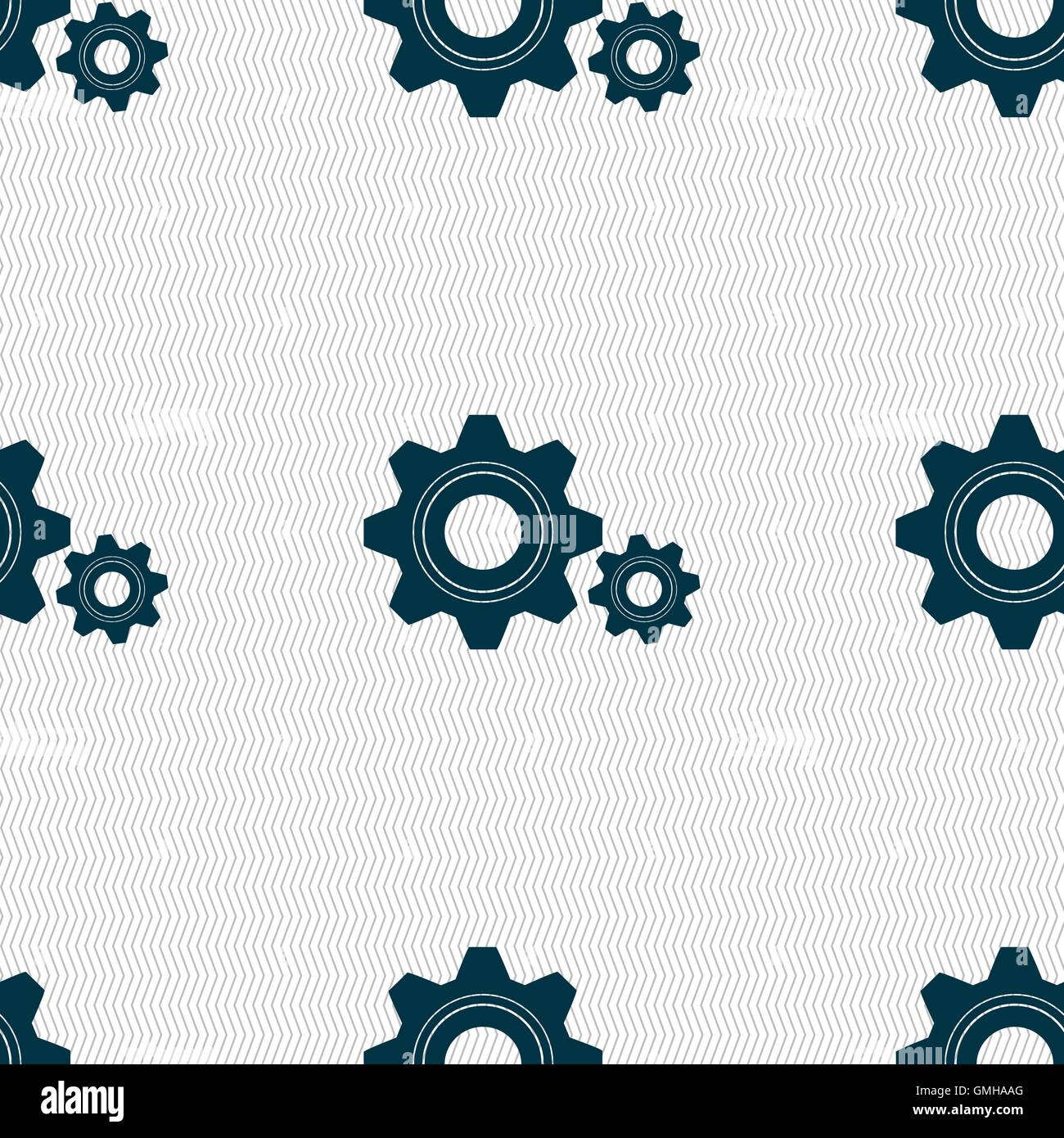 Cog settings sign icon. Cogwheel gear mechanism symbol. Seamless ...