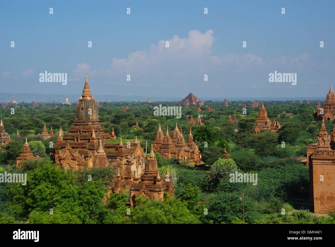 Pagodas on the Bagan Plains, Myanmar Stock Photo - Alamy