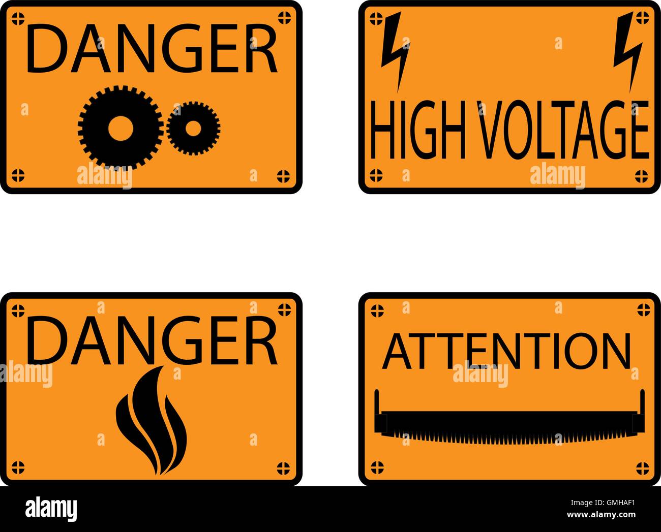 Very high fire danger Stock Vector Images - Alamy