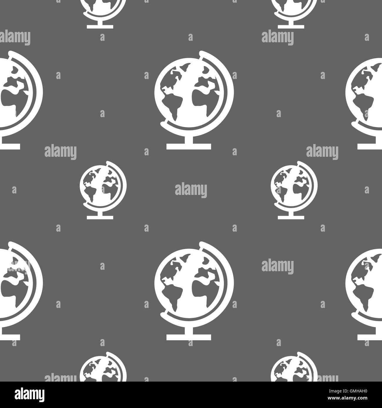 Globe sign icon. World map geography symbol. Globes on stand for ...