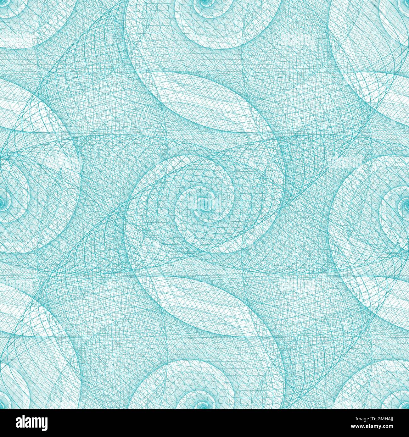 Cyan seamless swirl fractal pattern background Stock Vector Image & Art ...