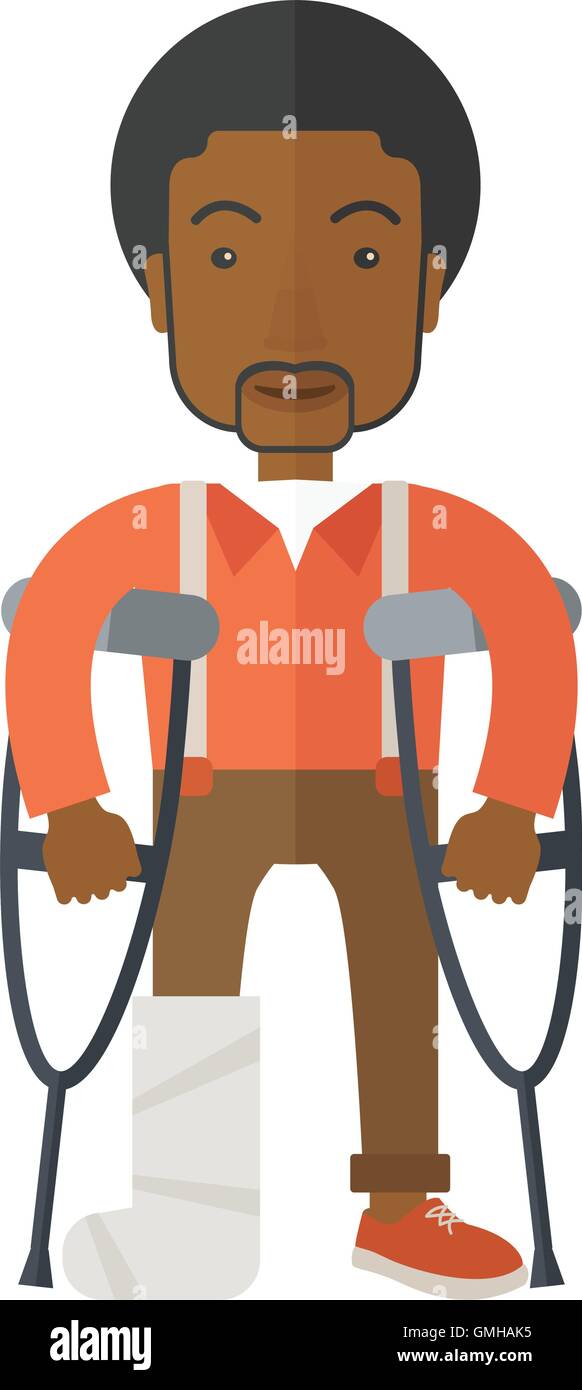 Injured character Stock Vector Images - Alamy