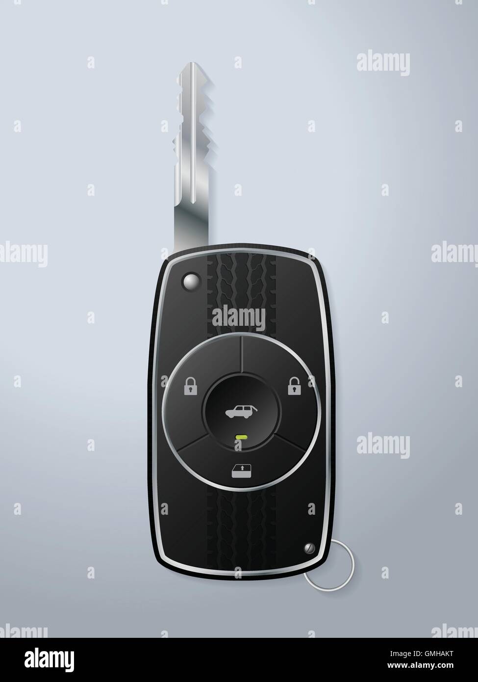Car key with various remote functions Stock Vector Image & Art - Alamy