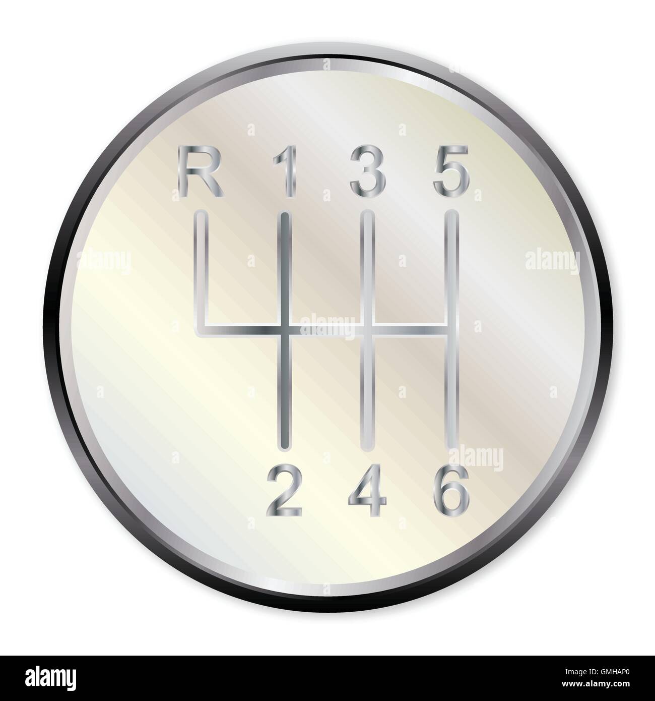 Car six speed Stock Vector Images - Alamy