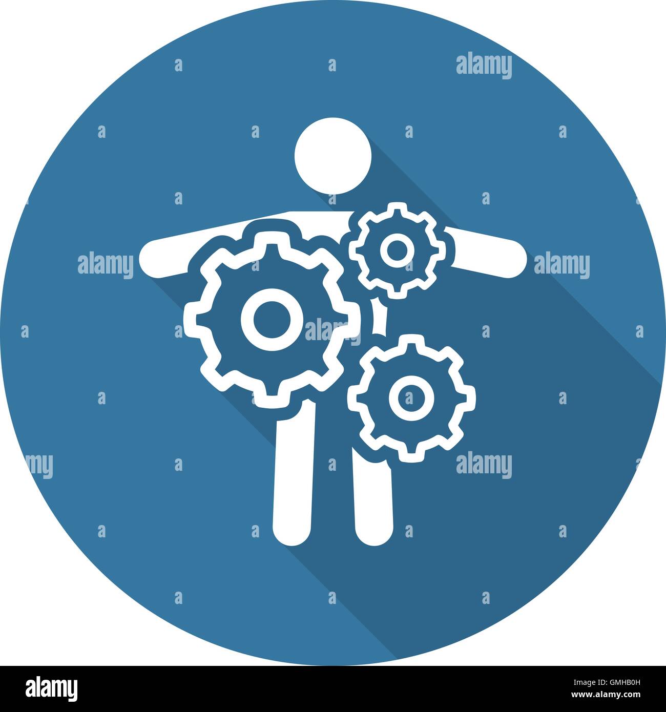 Key Person Icon. Business Concept. Flat Design Stock Vector Image & Art ...