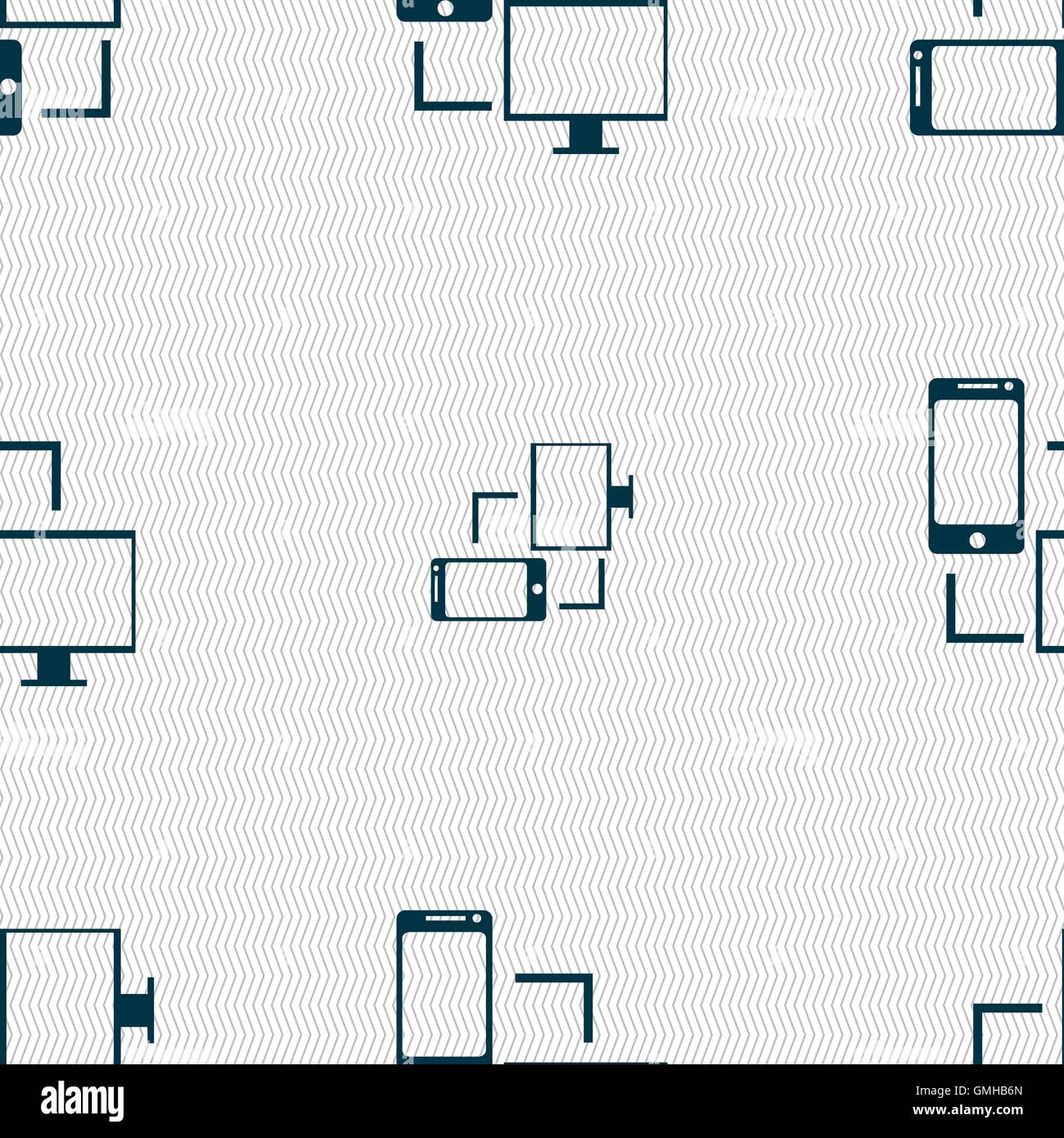 Synchronization sign icon. communicators sync symbol. Data exchange ...