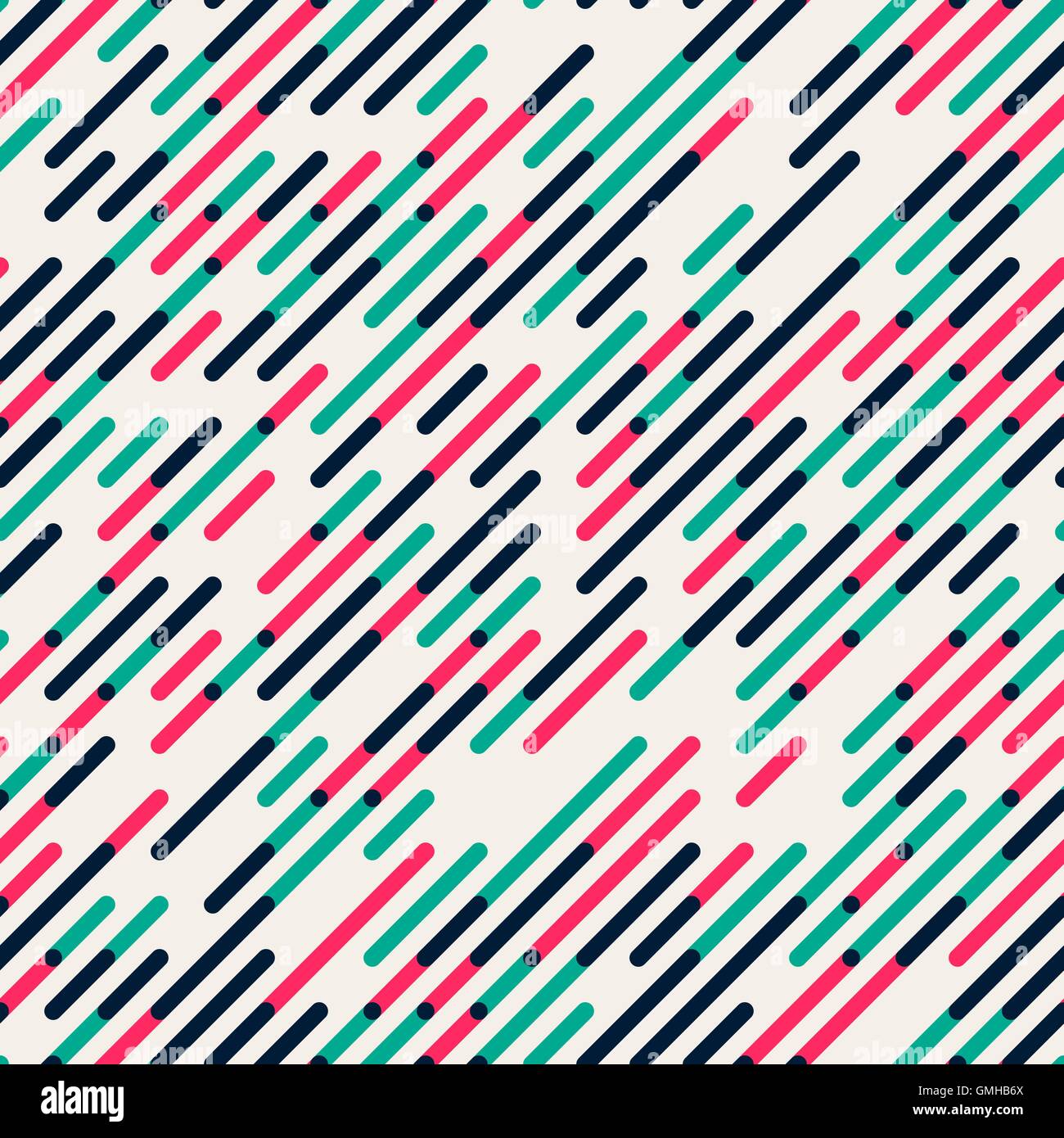 Vector Seamless Parallel Diagonal Red Green Overlapping Color Lines
