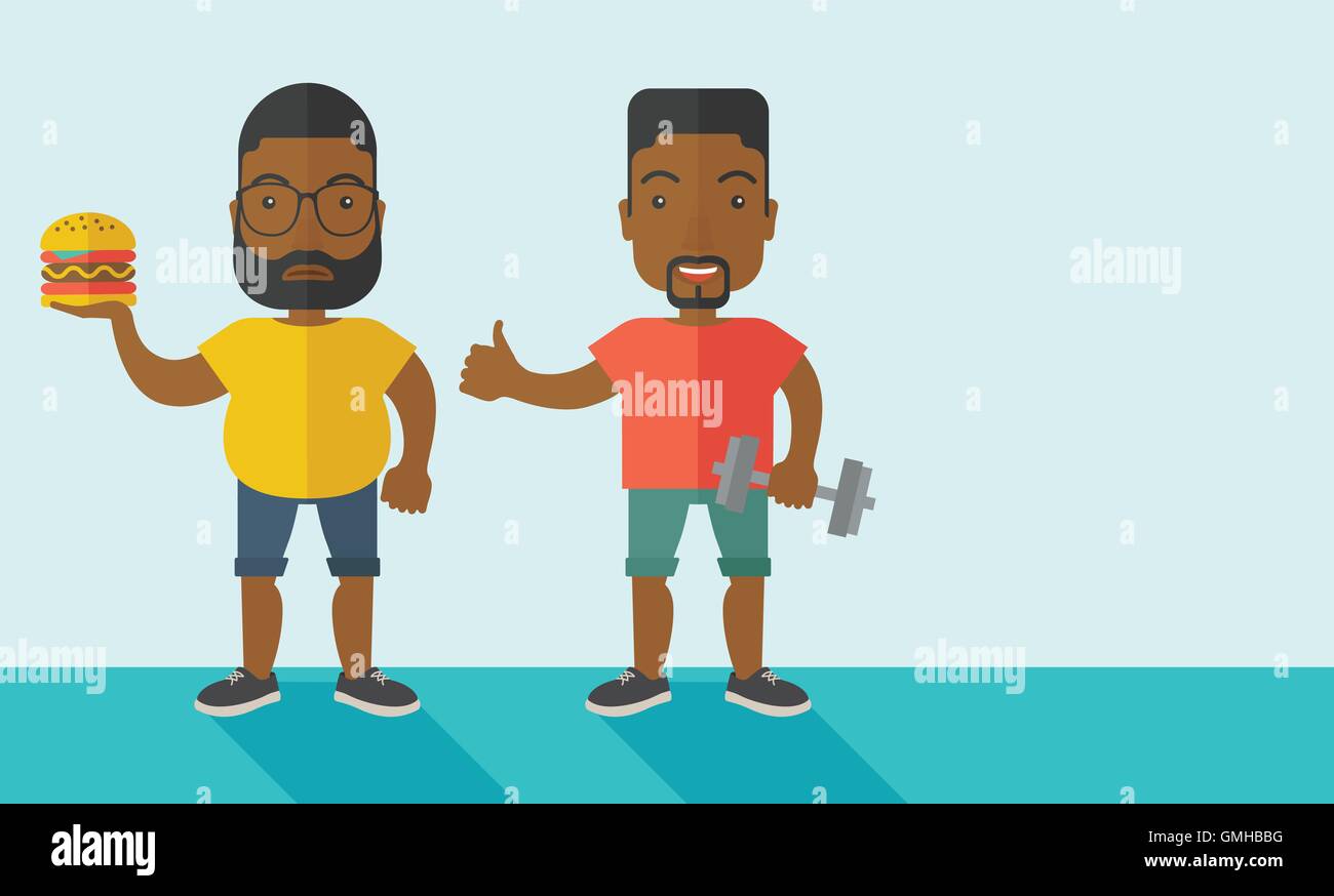 Smiling two men standing Stock Vector Images - Alamy
