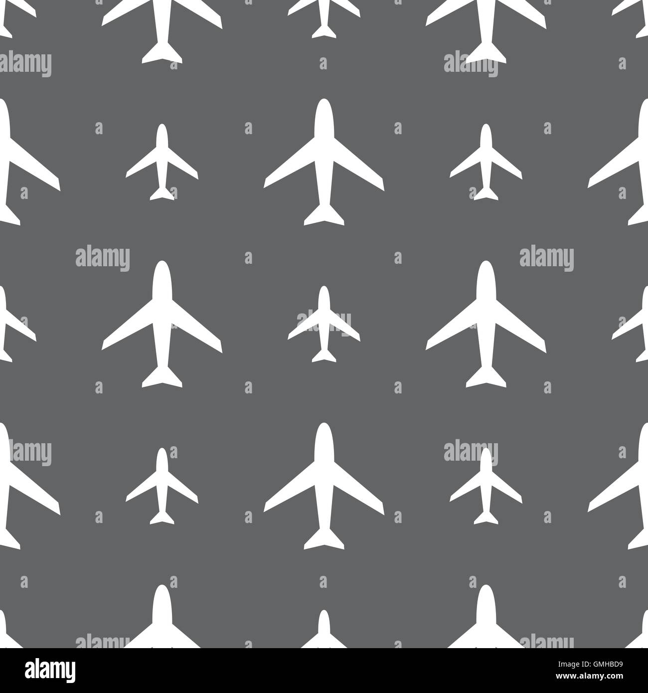 Airplane sign. Plane symbol. Travel icon. Flight flat label. Seamless ...