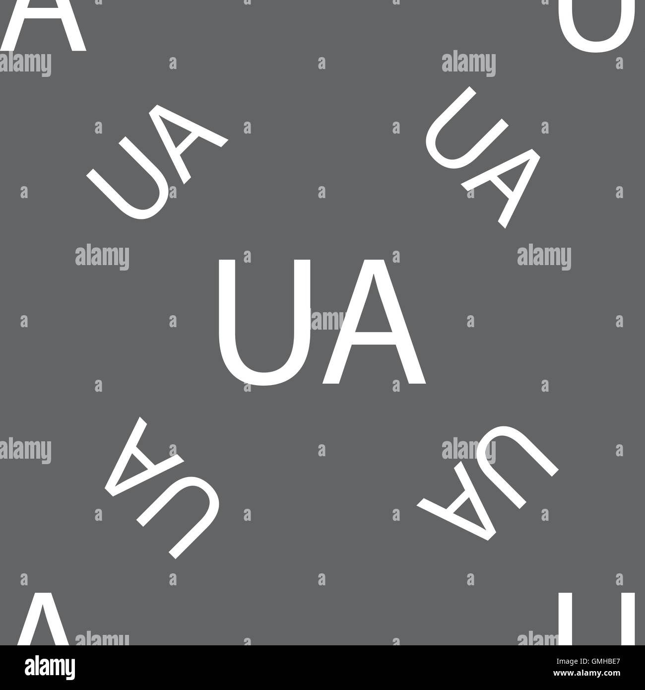Ukraine sign icon. symbol. UA navigation. Seamless pattern on a gray ...