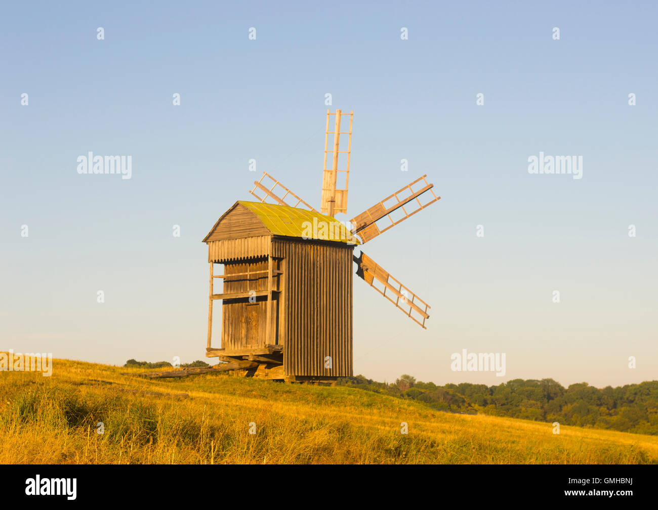 Old windmill countryside hi-res stock photography and images - Alamy