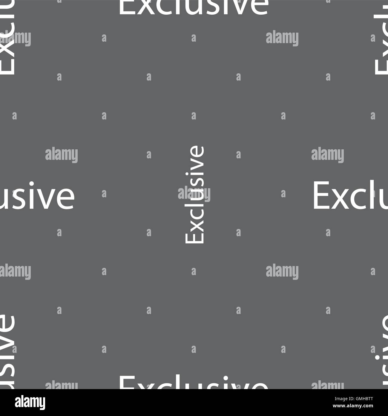 Exclusive sign icon. Special offer symbol. Seamless pattern on a gray ...