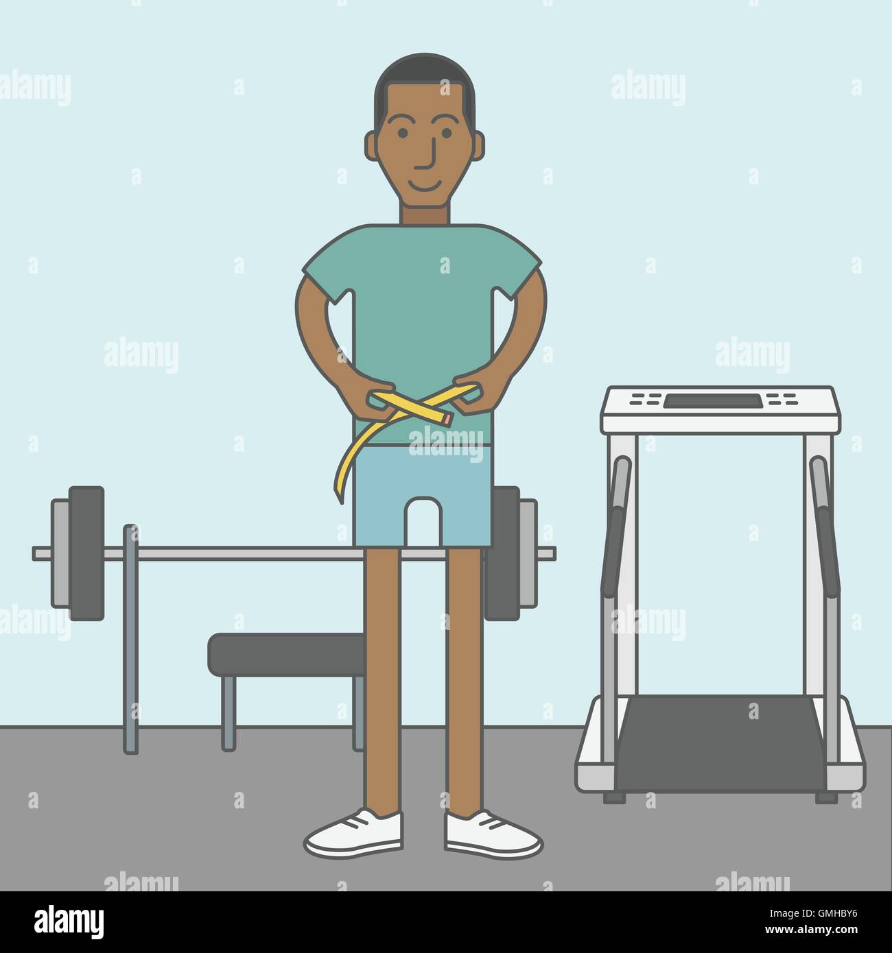 Male waist line Stock Vector Images - Alamy