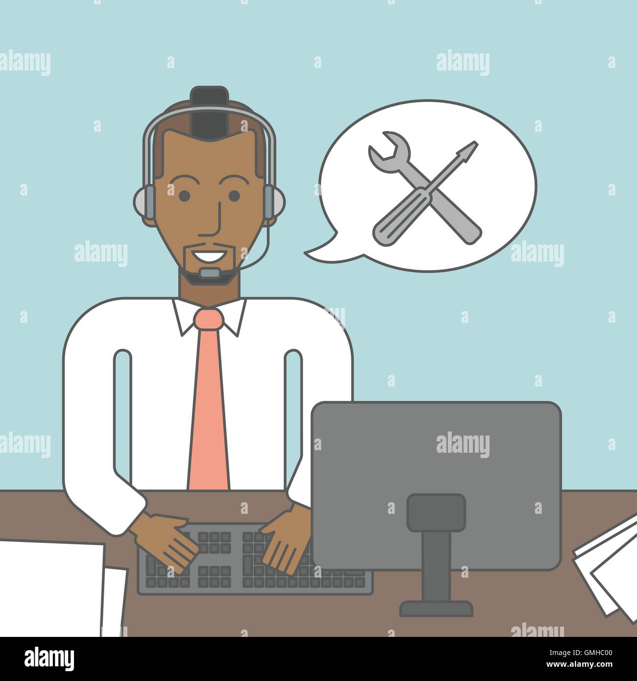 African support Stock Vector Images - Alamy