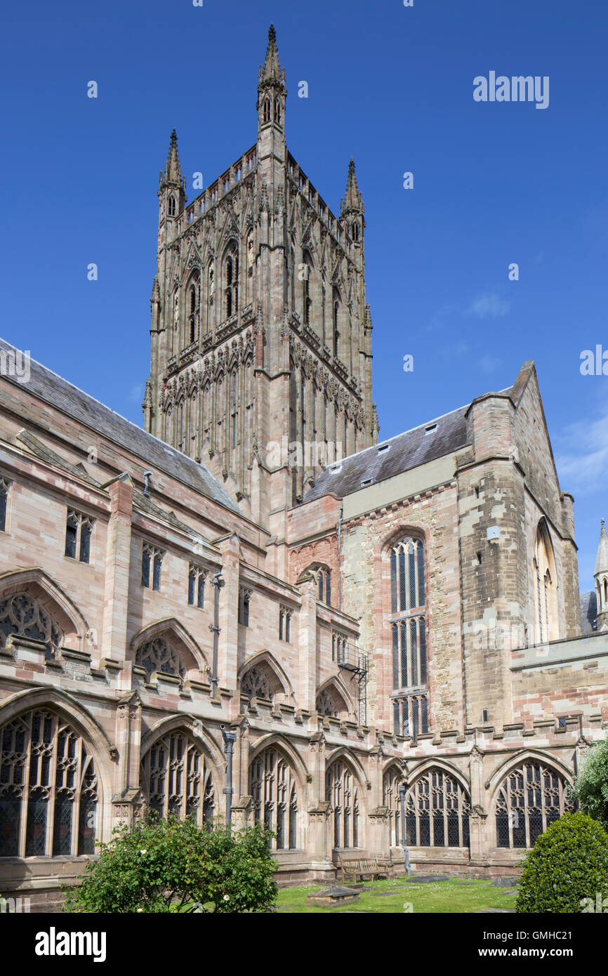Worcester Cathedral Tower Stock Photos & Worcester Cathedral Tower ...