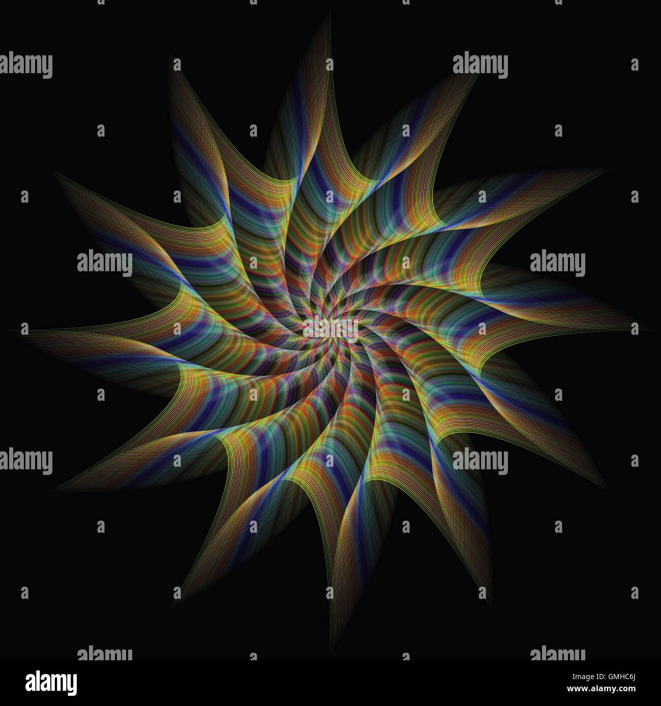 Starburst swirls hi-res stock photography and images - Alamy