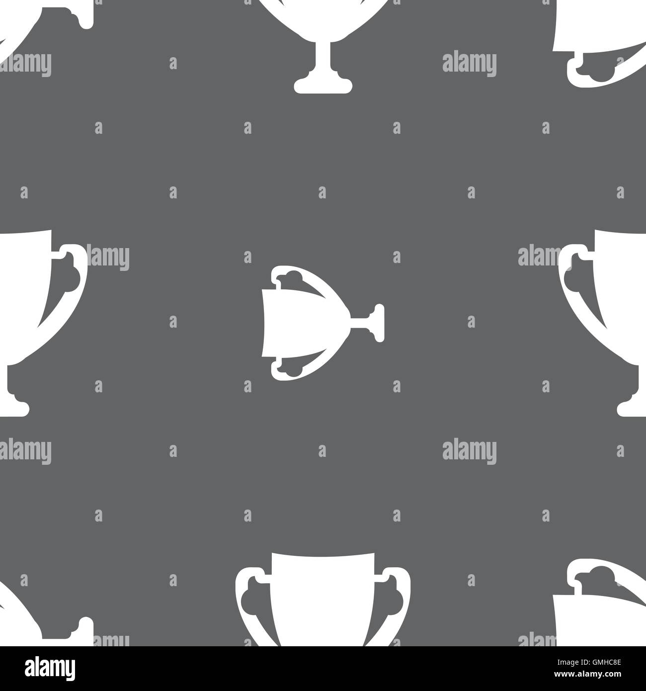 Winner cup sign icon. Awarding of winners symbol. Trophy. Seamless ...