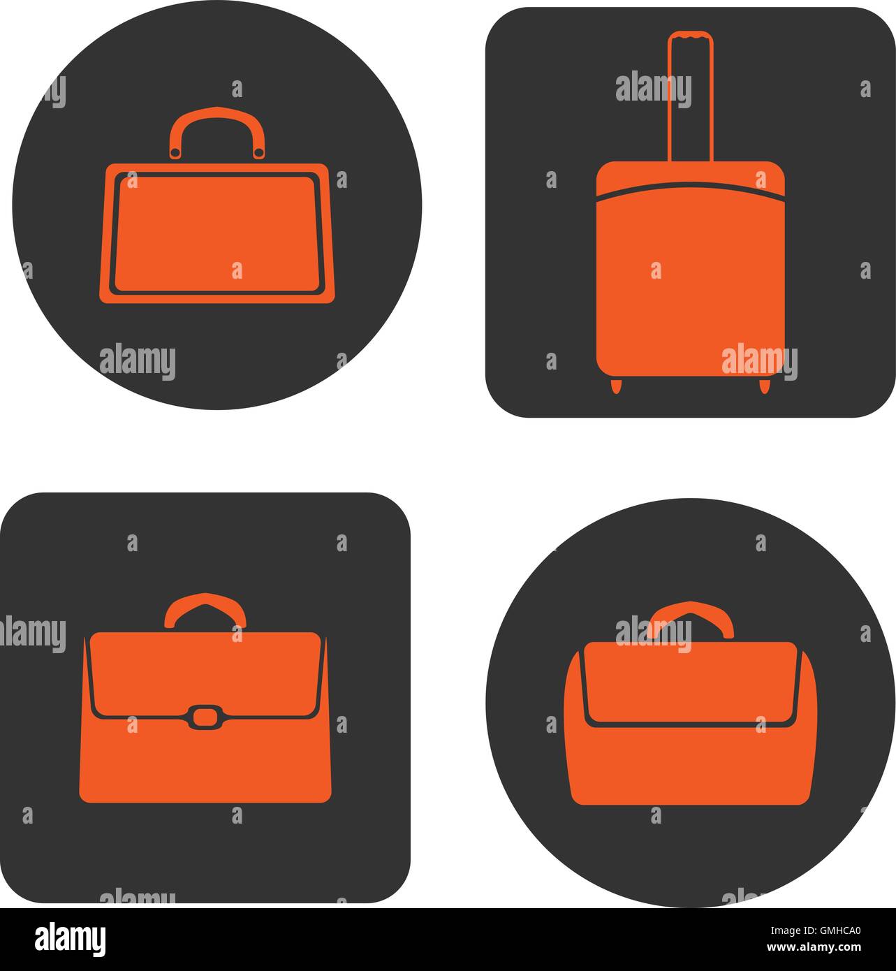 Icons bags, vector illustration Stock Vector Image & Art - Alamy