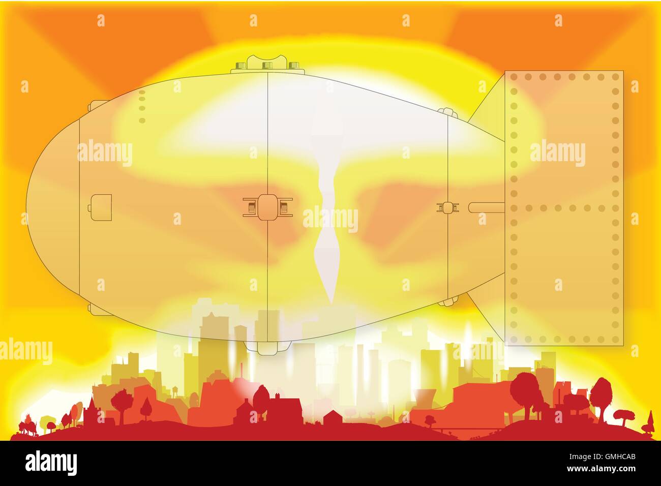 World war ii atomic bomb Stock Vector Images - Alamy
