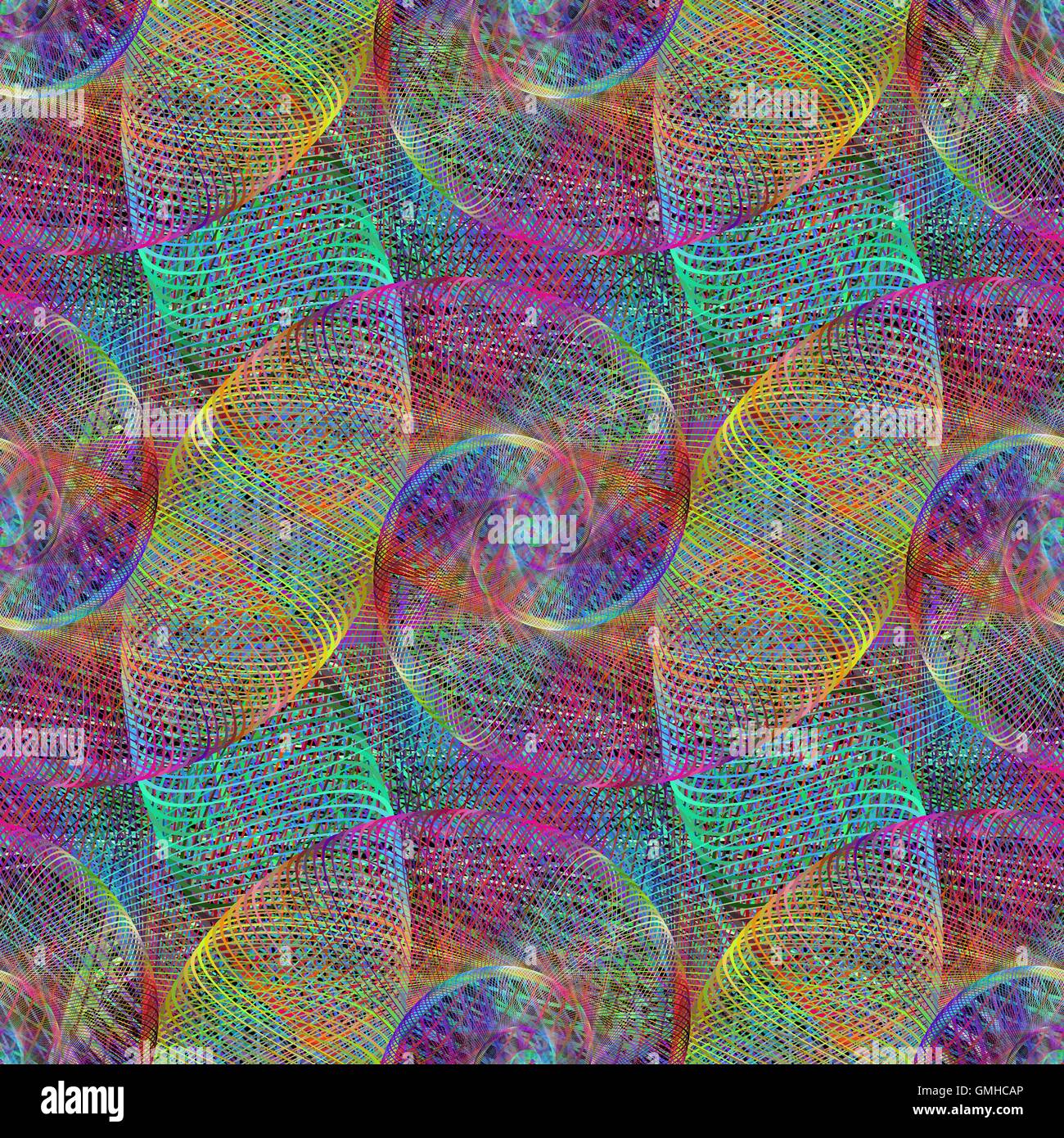 Multicolor wired abstract spiral pattern background Stock Vector Image ...