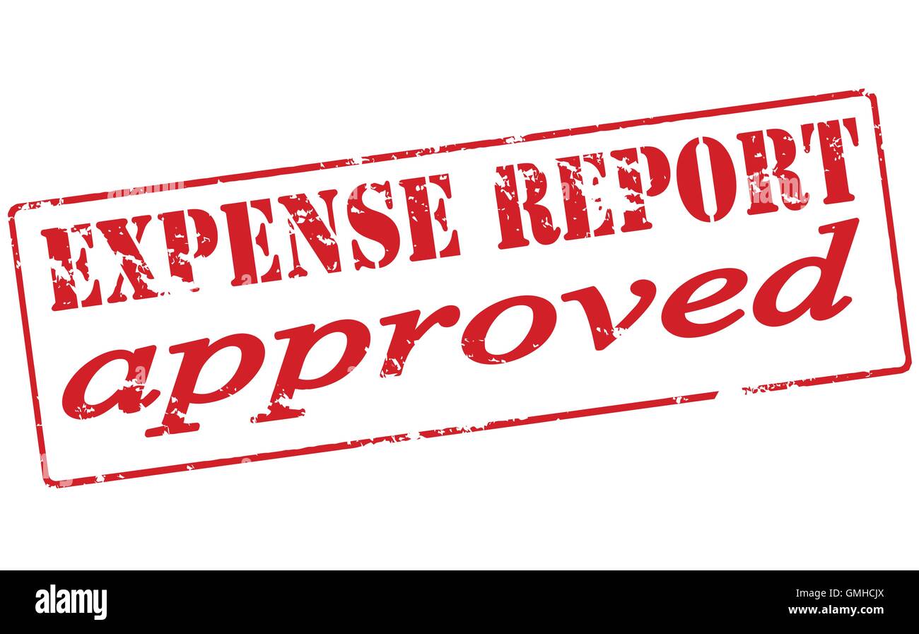 Expense report text Stock Vector Images - Alamy