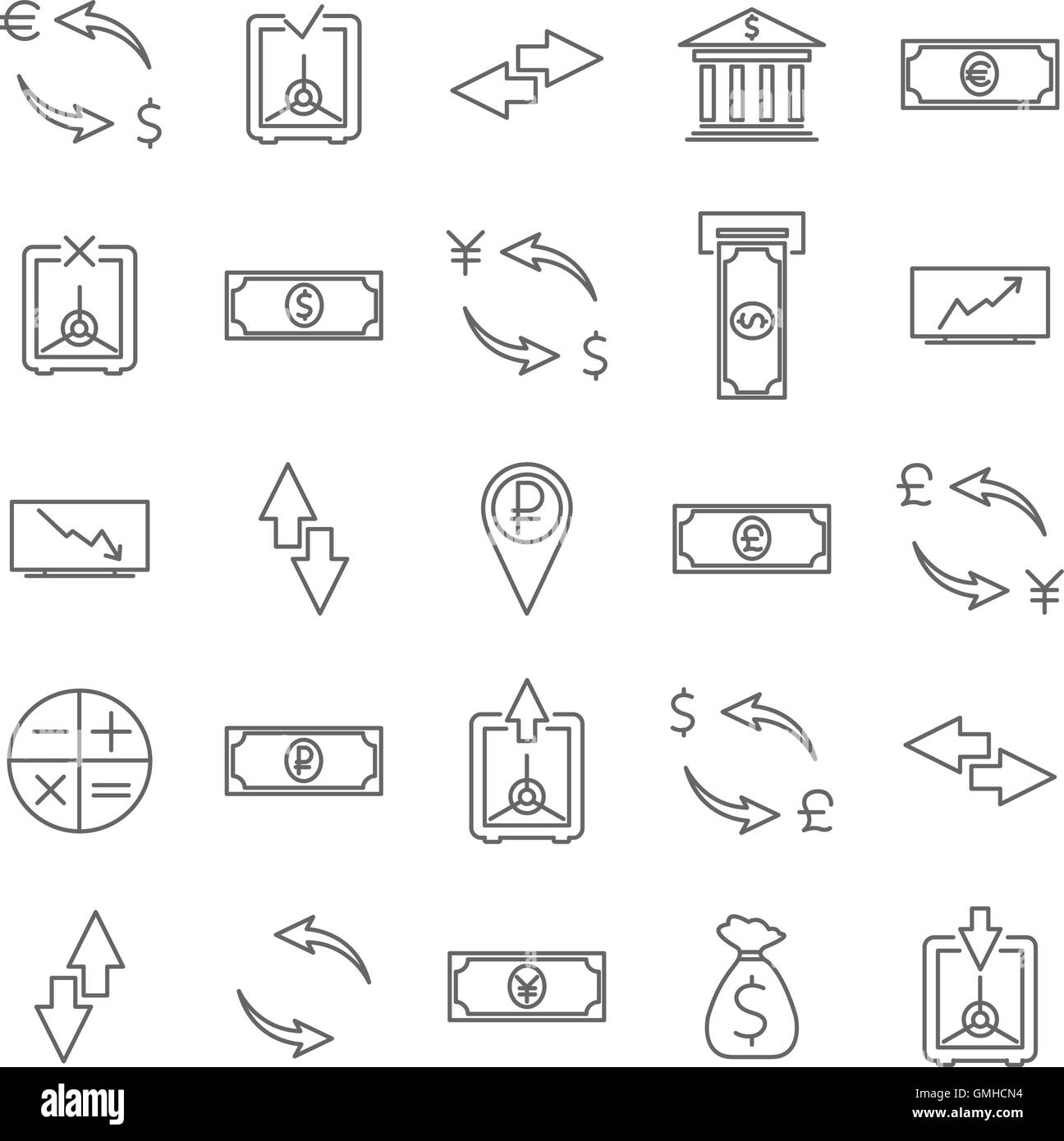 Finance icons, vector illustration Stock Vector Image & Art - Alamy