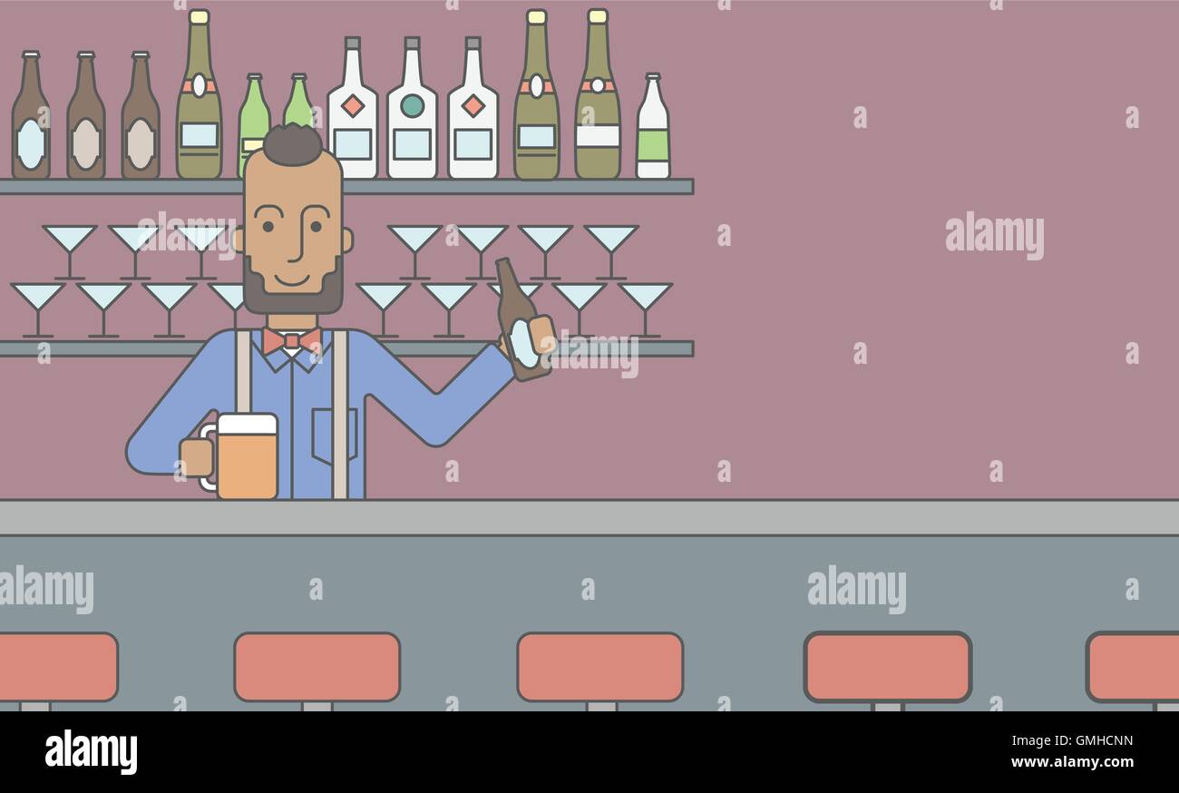 Hipster pub Stock Vector Images - Alamy