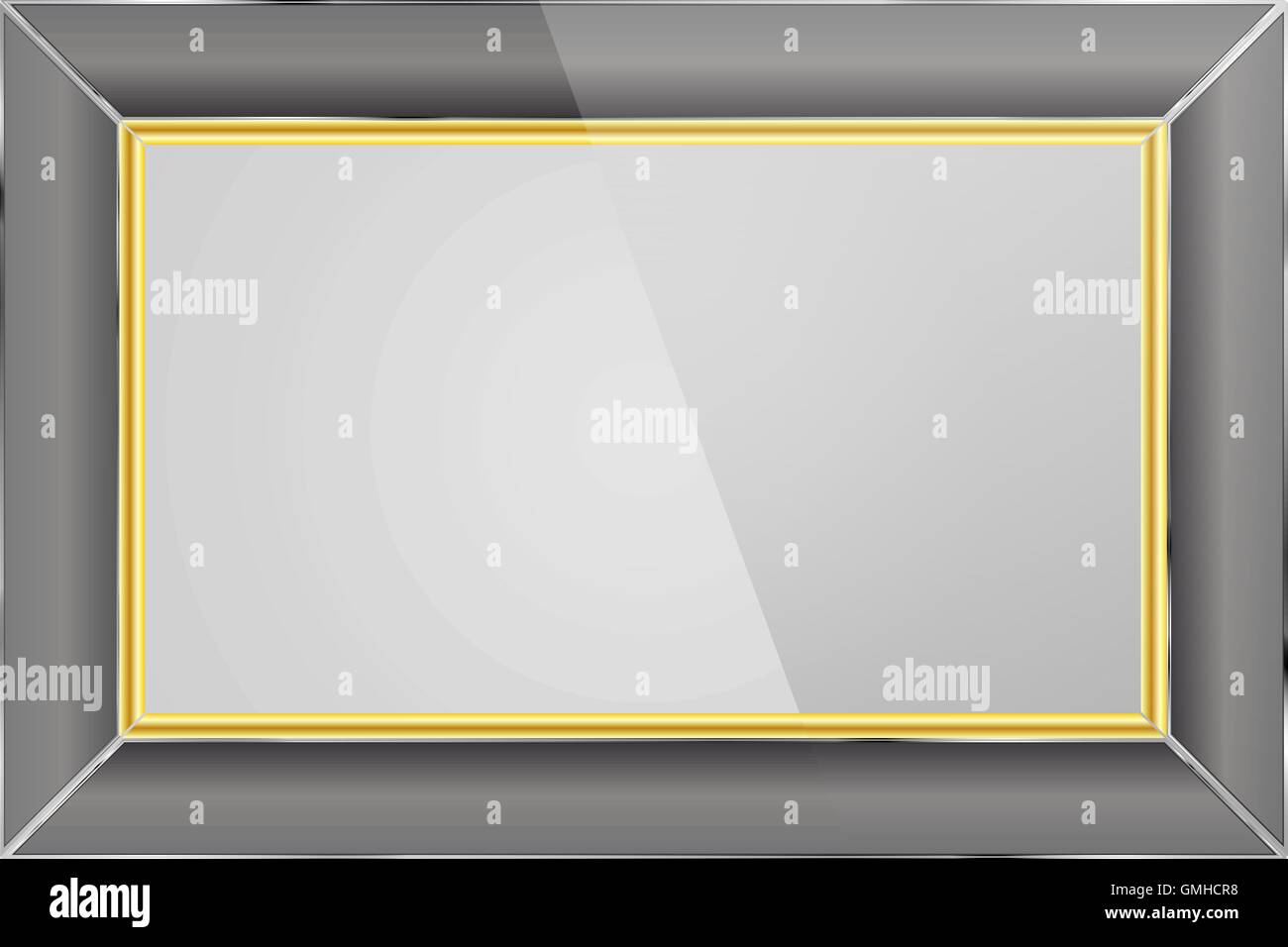 Realistic photo frame, vector illustration Stock Vector Image & Art - Alamy