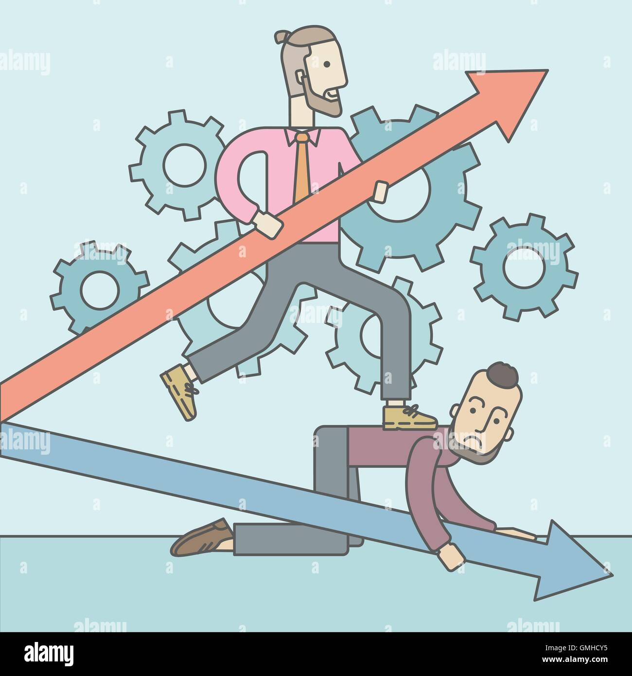 Business competition Stock Vector Images - Alamy