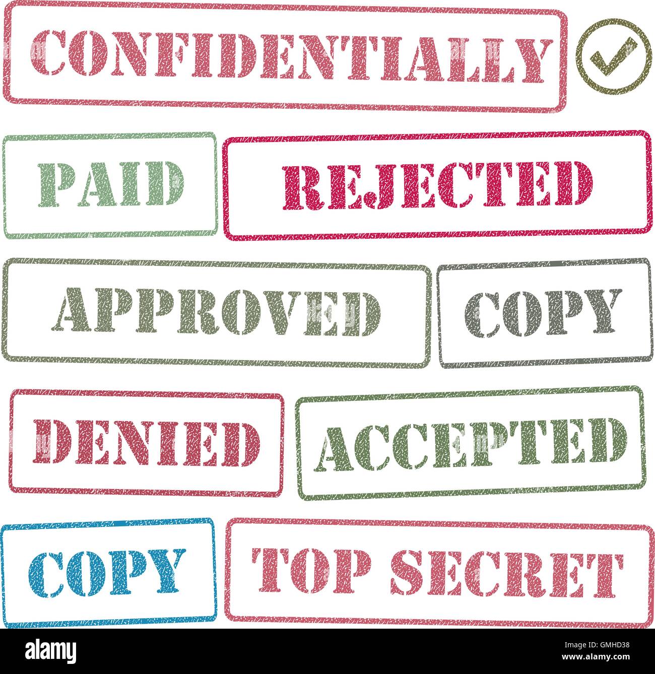 Copy stamp stamp set Stock Vector Images - Alamy