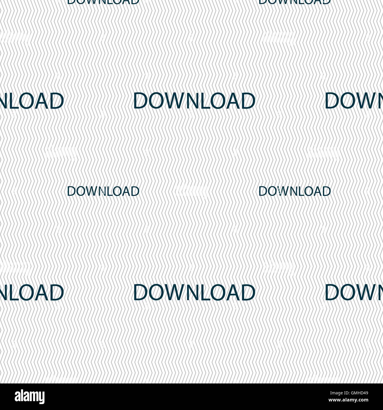 Download icon. Upload button. Load symbol. Seamless pattern with ...