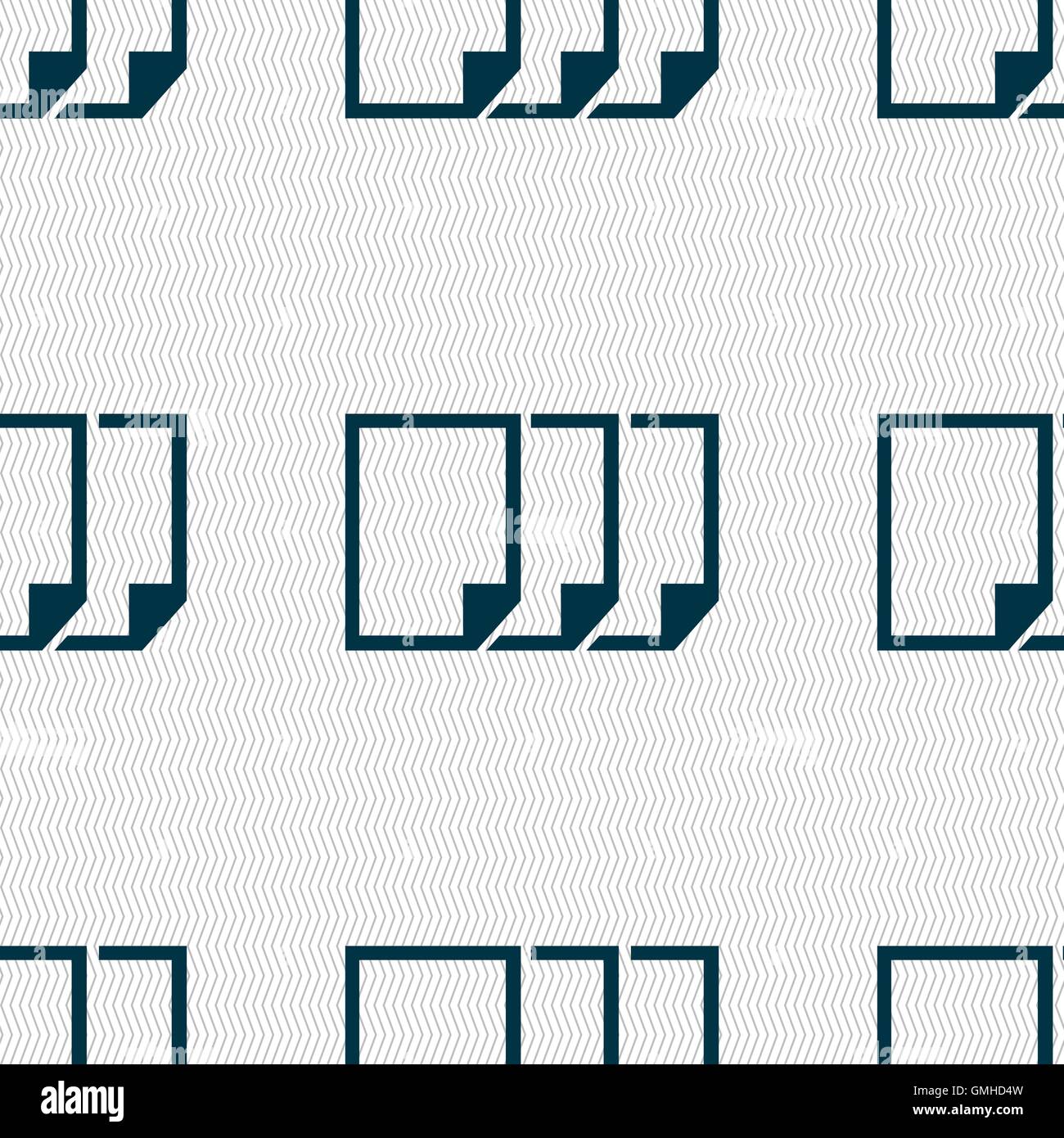 Copy File Sign Icon Duplicate Document Symbol Seamless Abstract Background With Geometric